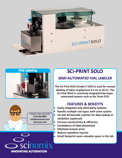Scinomix Documentation - More Resources - NBS Scientific