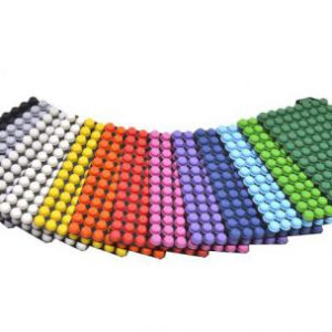 Pierceable TPE Capmat-96 - Micronic Push Caps - NBS Scientific