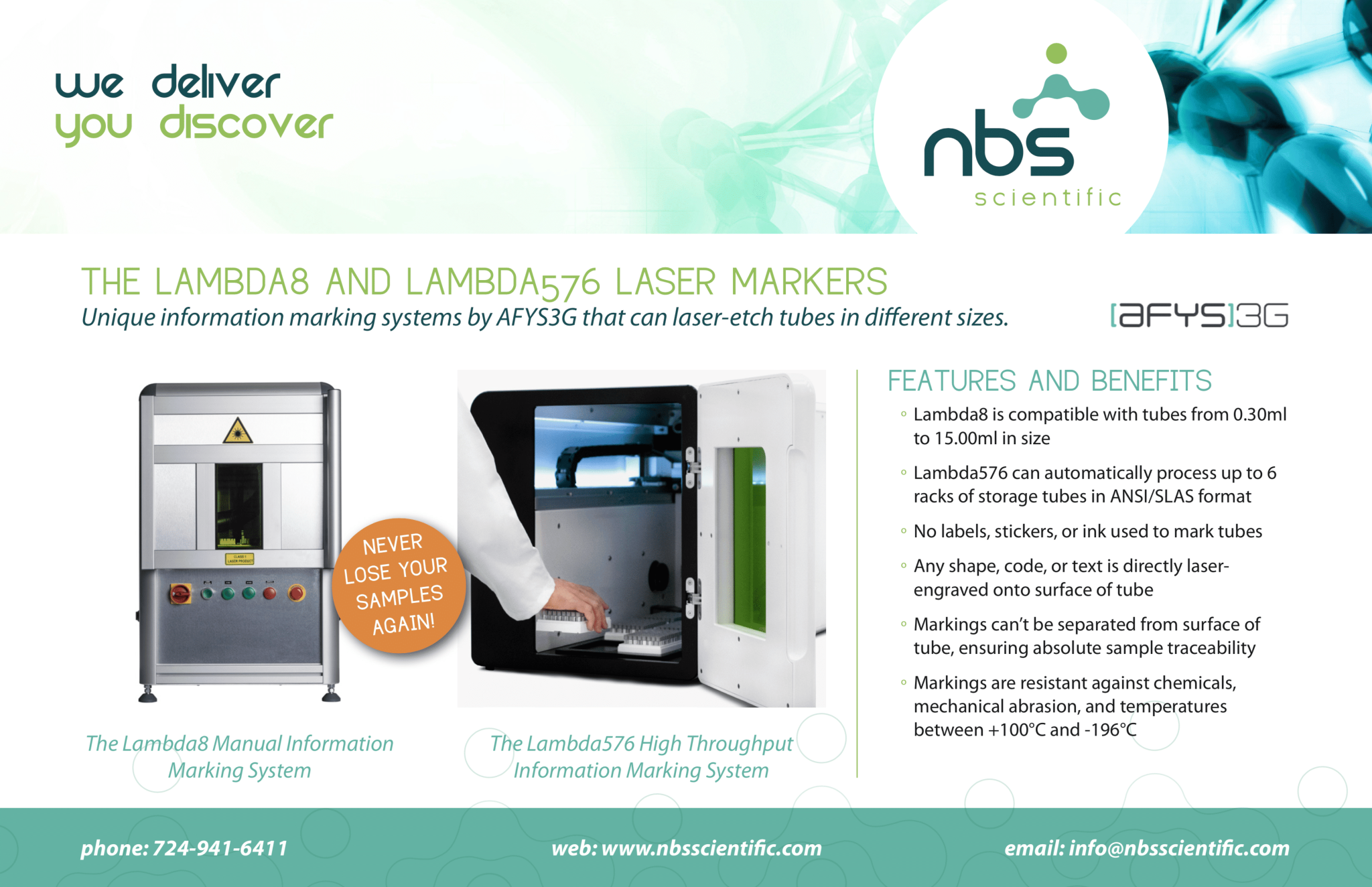 AFYS3G - Laser Marking Systems - NBS Scientific