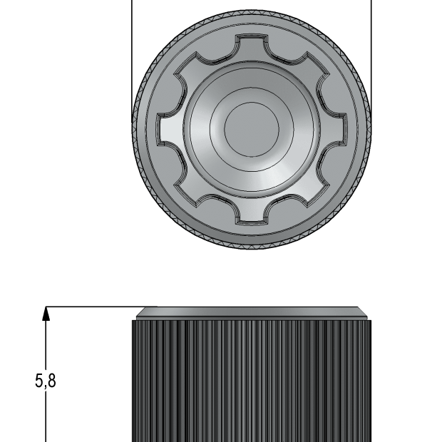 Screw Cap IG for External Thread - NBS Scientific