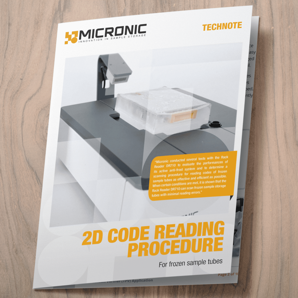 2D Code Reading Procedure - NBS Scientific