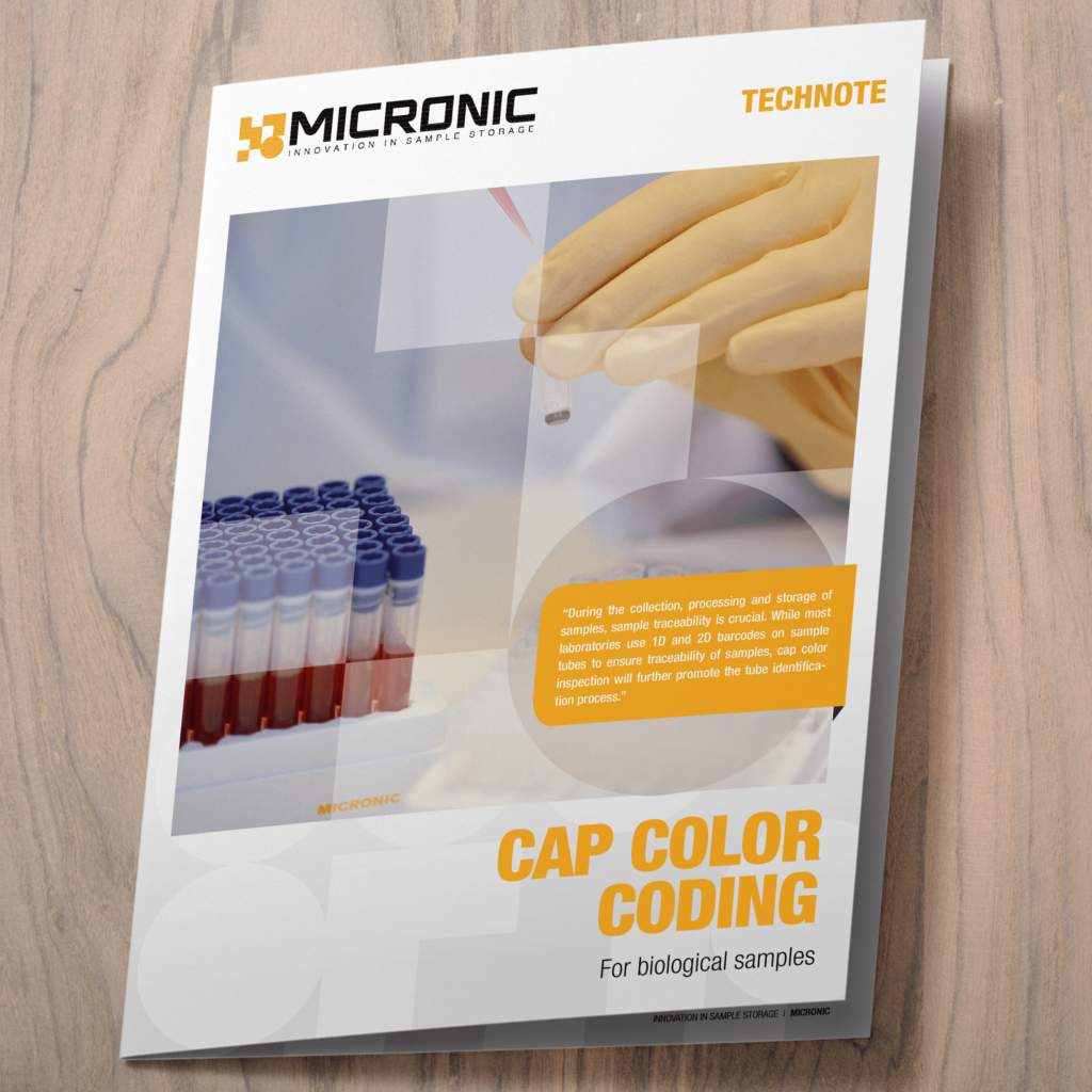 Cap Color Coding - NBS Scientific - Tech Notes