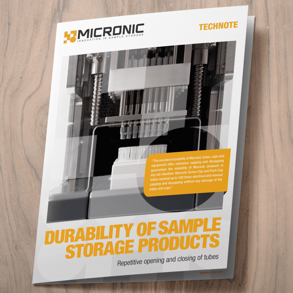 Durability of Sample Storage Products - NBS Scientific